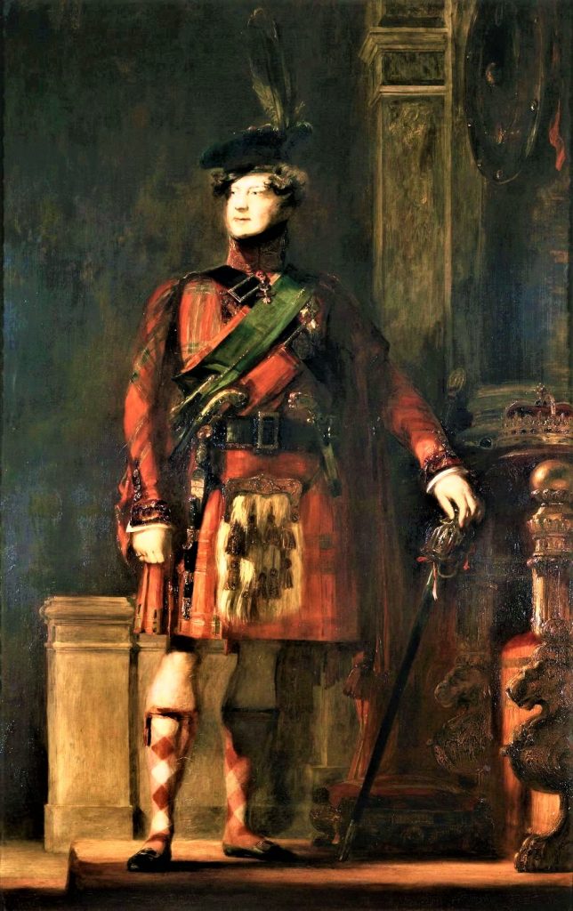 George_IV_in_kilt,_by_Wilkie | Douglas Reeman's Official Website
